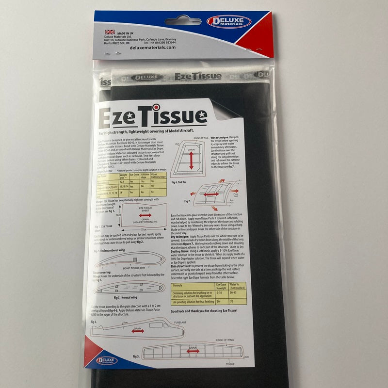 Deluxe Eze Tissue - Black – Wind-it-up Enterprises LLC