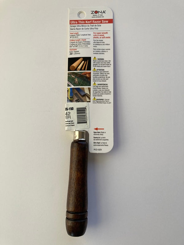 Zona Ultra Thin Kerf Razor Saw - 42 TPI – Wind-it-up Enterprises LLC